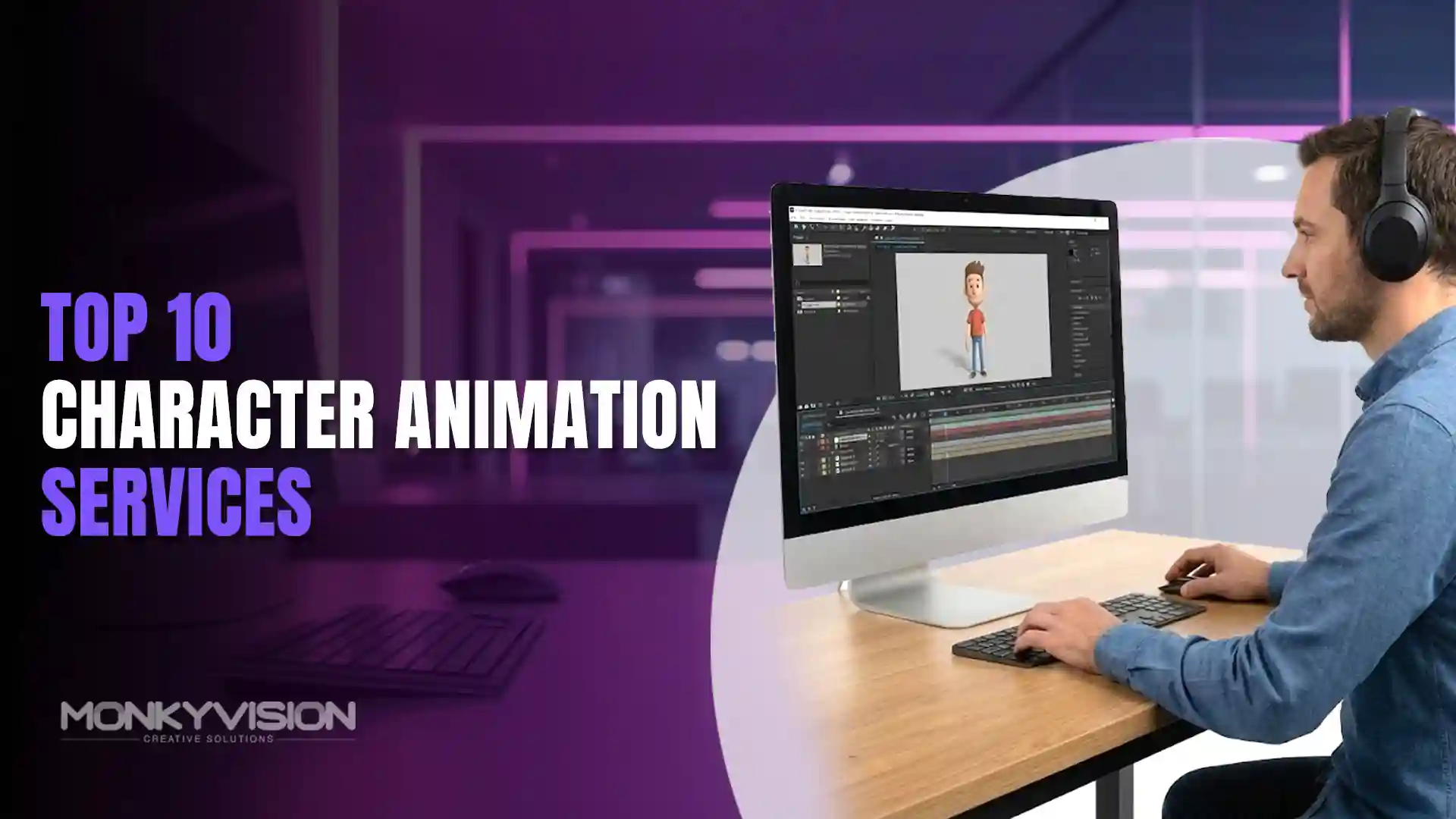 Top 08 Character Animation Services in 2026 | MonkyVision